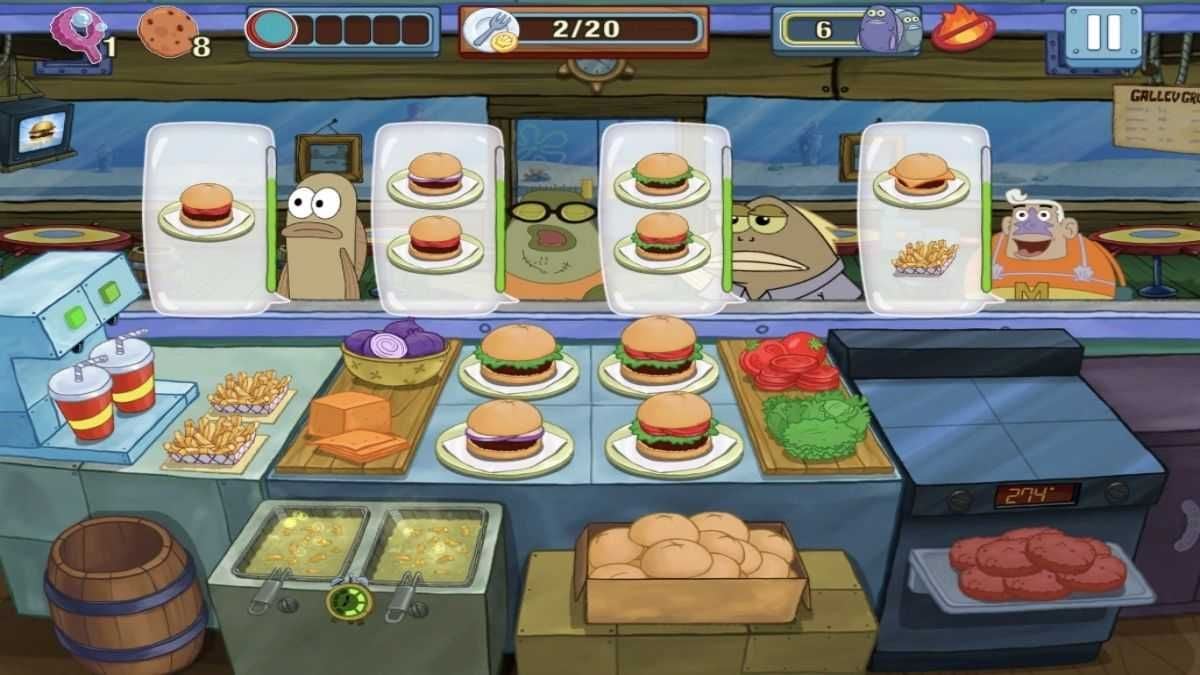 SpongeBob: Krusty Cook-Off | Play and Recommended | Gamebass.com